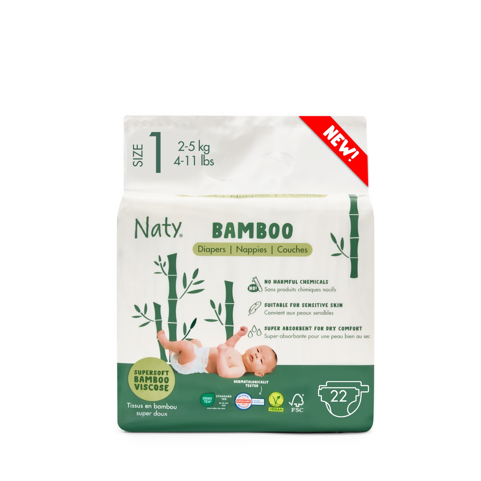 Bamboo Viscose Diapers